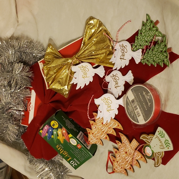 Hallmark | Holiday | New With Tags 3 Pc Ornamentsbits And Ribbon | Poshmark